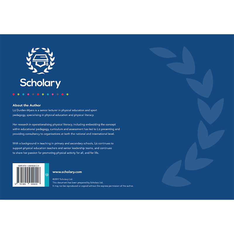 Physical Literacy A Guide For Educators Paperback PE Scholar