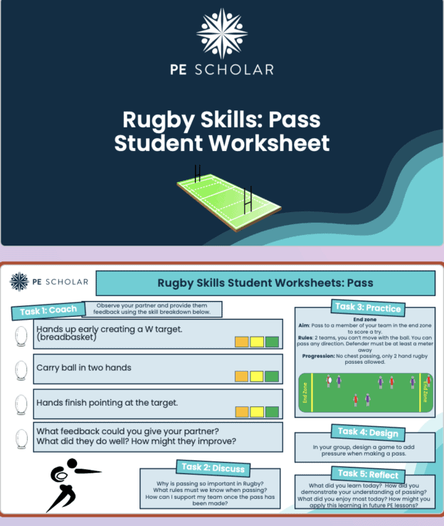 KS3 Rugby Student Worksheets
