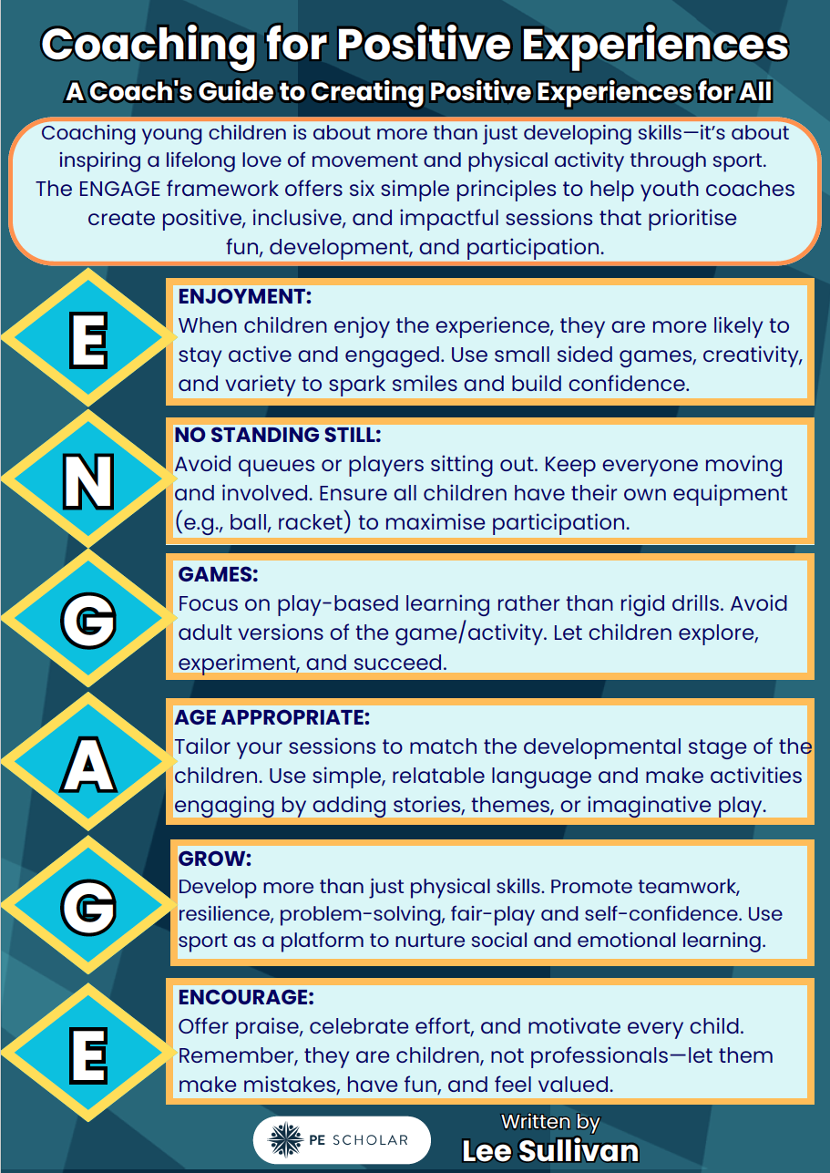 ENGAGE: A Coach’s Guide to Creating Positive Experiences for Kids in ...