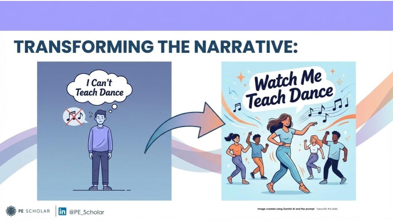 Transforming the narrative 'I Can't Teach Dance' into 'Watch Me Teach ...